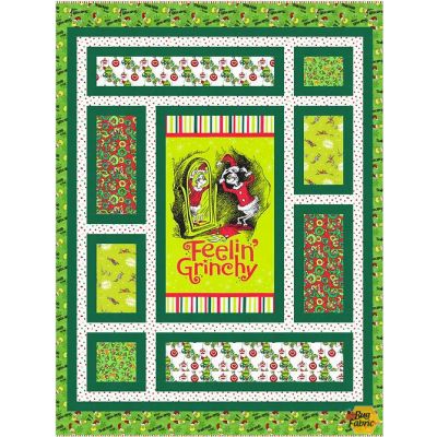 Dr. Seuss How the Grinch Stole Christmas: Feelin' Grinchy Quilt Kit ...