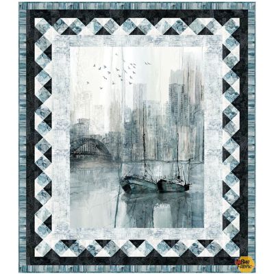 City Harbor: City Lights Quilt Kit - Northcott Fabrics Citylights